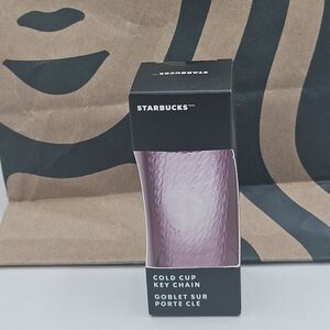 Starbucks | Accessories | New Starbucks Soft Touch Pink Keychain | Poshmark